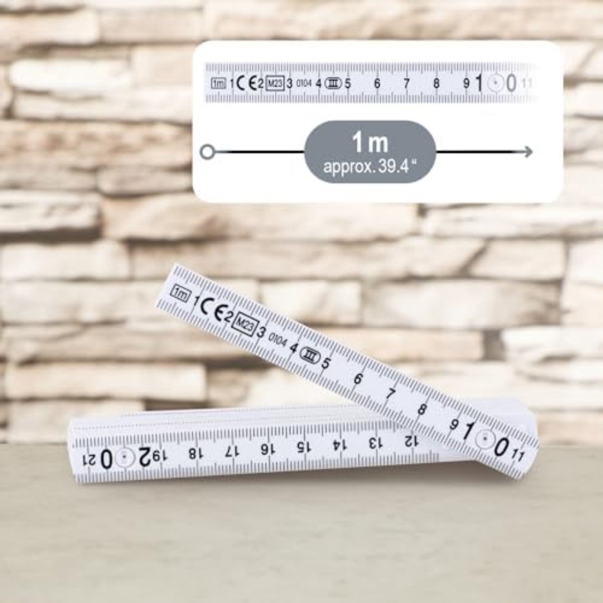 Vouwmeter - Wit | bol