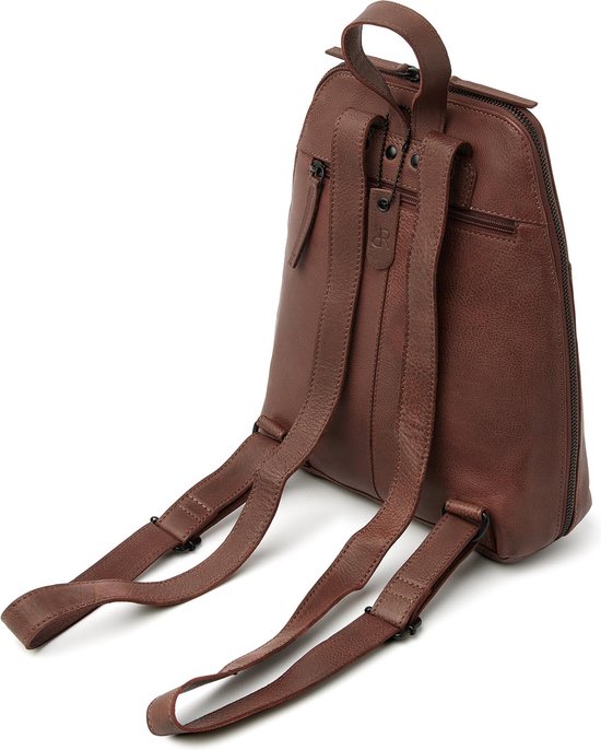 Rugtas van dR Amsterdam | Rugtas leer dames | Leren tas | Leren rugzak ...