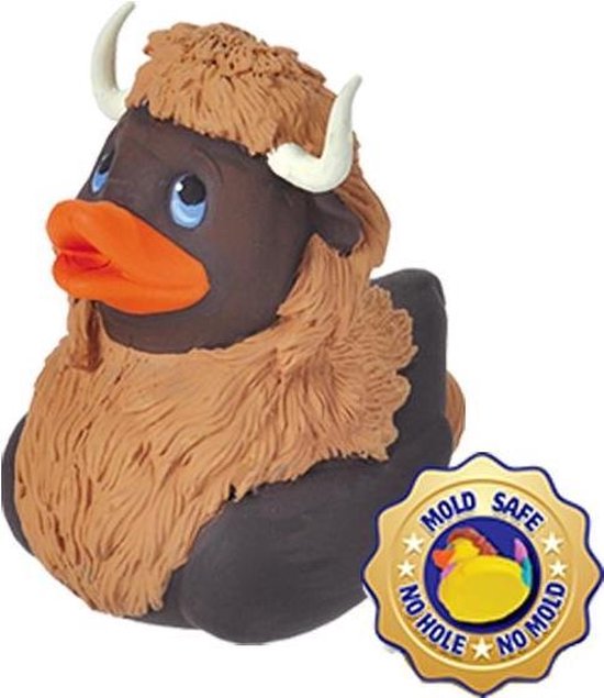Wild Republic Rubber Duck Bison Baddier Bruin | bol.com