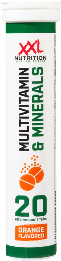 Multivitamin & Minerals - Bruistablet-Orange-20 Bruistabletten | bol.com