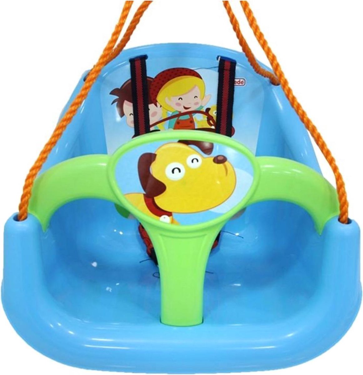 Dede-Baby Schommel-12+ maanden-Max.50 kg -Veilig-Geel-41x31x38cm | bol.com