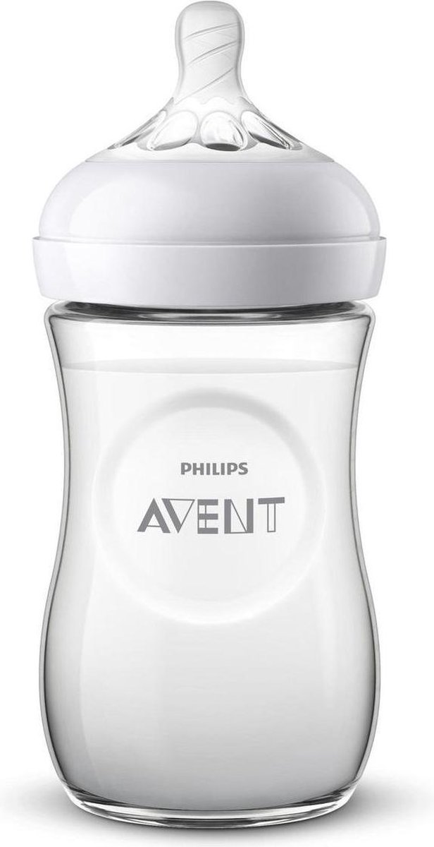 Philips Avent Natural babyfles - SCF070/24 babyfles (1m+) voor langzame ...