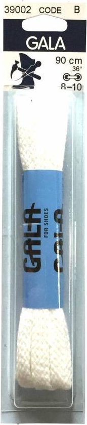 Veters GALA plat 90cm wit | bol