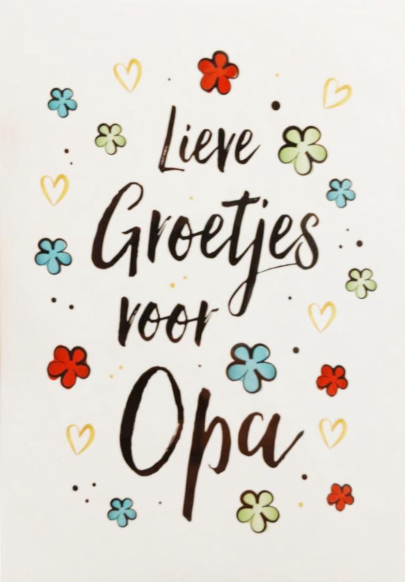 Kaart - Samen Sterk - 014 - Lieve groetjes voor opa - 1st. | bol.com