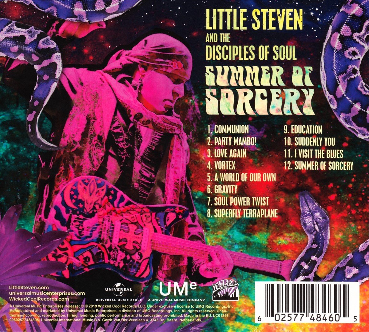Little Steven & The Disciples Of Soul - Summer Of Sorcery (CD) (Limited ...
