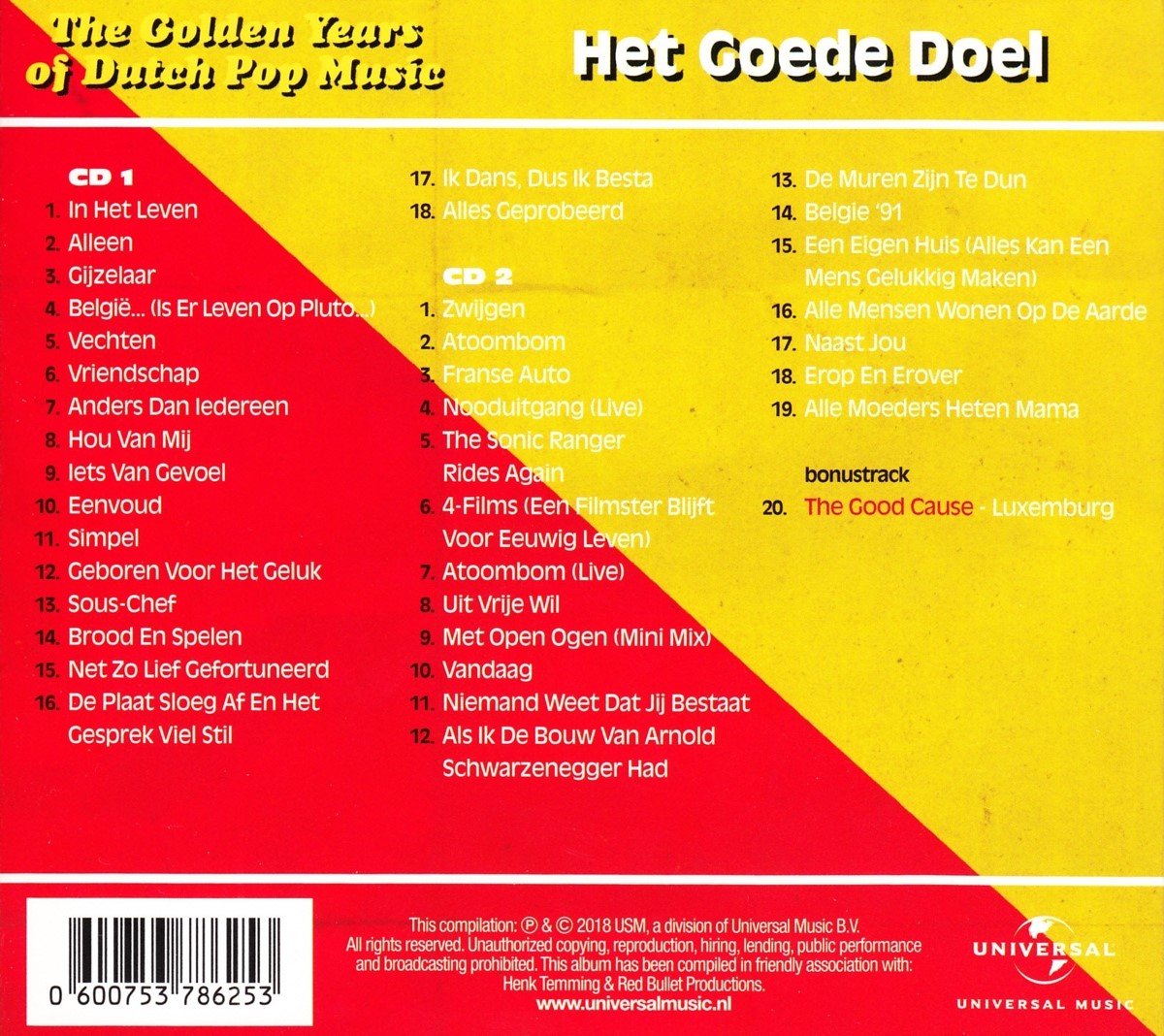 Golden Years Of Dutch Pop Music (CD), The Golden Years Of Dutch Pop ...