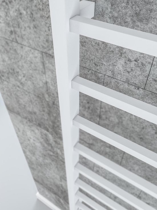 Eastbrook - Ryton Design Handdoek Radiator Mat Wit 80x60cm | bol.com