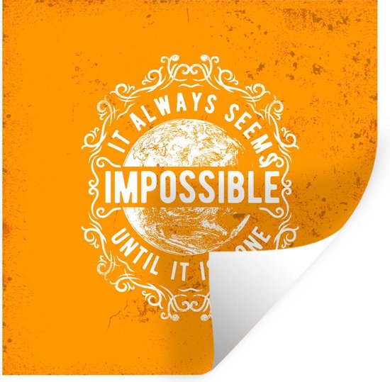 Muurstickers - Sticker Folie - Vintage - Maan - Design - 50x50 cm ...