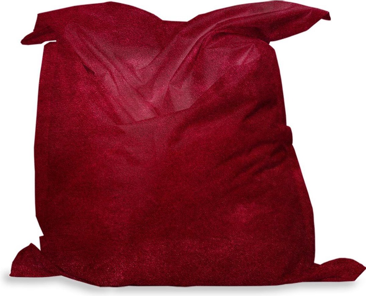Pouf PillowMonkey - Cuir - Rouge - Texture - 100x140 cm - Intérieur et ...