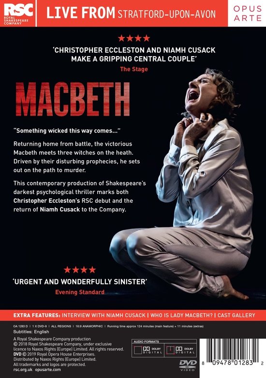 Royal Shakespeare Company Polly Fin - Macbeth (DVD), Royal Shakespeare Company Polly... | bol