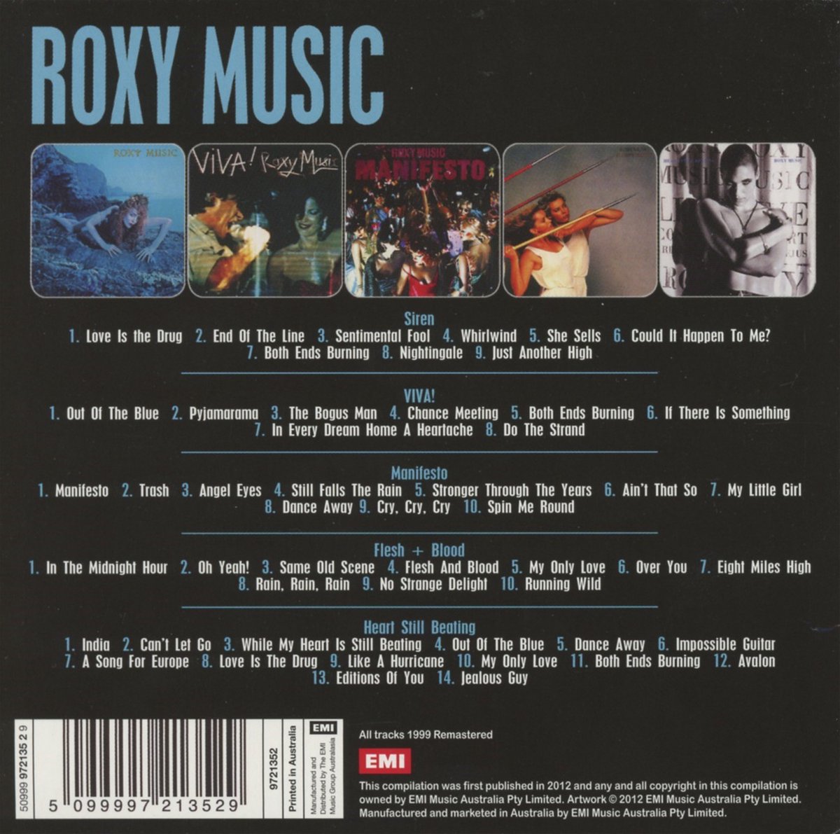 Roxy Music - 5 Album Set (CD), Roxy Music | CD (album) | Muziek | bol.com