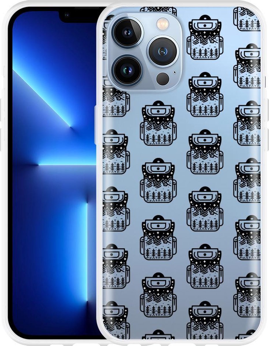 iPhone 13 Pro Max Hoesje Backpacks - Designed by Cazy | bol