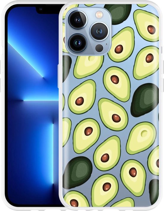 Hoesje geschikt voor iPhone 13 Pro Max Avocado's | bol