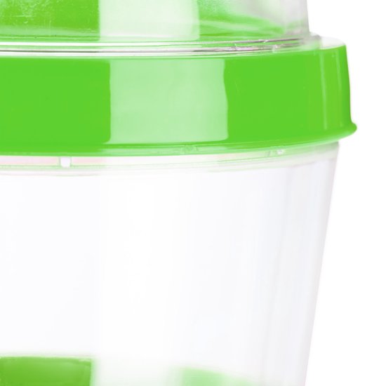 Relaxdays 2x muesli beker to go groen - yoghurtbeker - to go beker ...