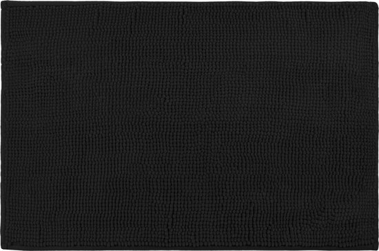 EM Bath Badmat - Anti-slip - Zwart - 60 x 90 cm | bol