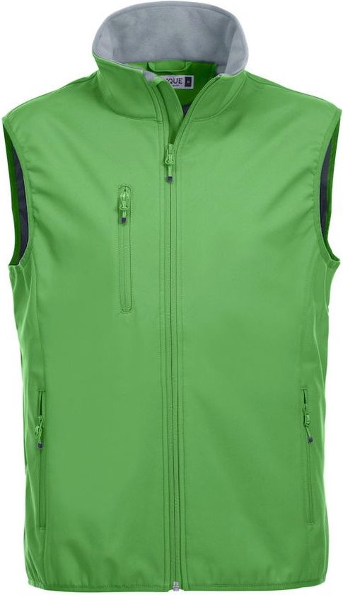 Clique Basic Softshell Vest 020911 - Mannen - Appelgroen - 3XL | bol
