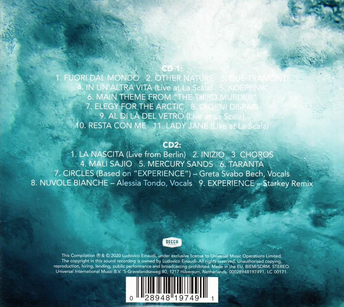 Ludovico Einaudi - Undiscovered (2 CD), Ludovico Einaudi | CD (album ...