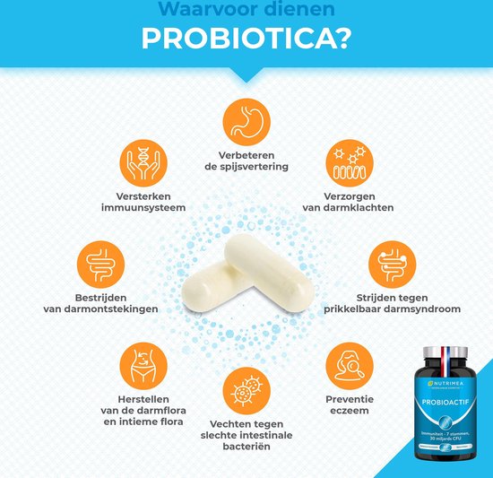 Probiotica - darmflora en cholesterol - met Vitamine D - Nutrimea ...