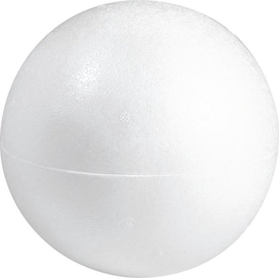 5x stuks hobby/DIY ronde schaal/halve bol 30 cm van piepschuim ...