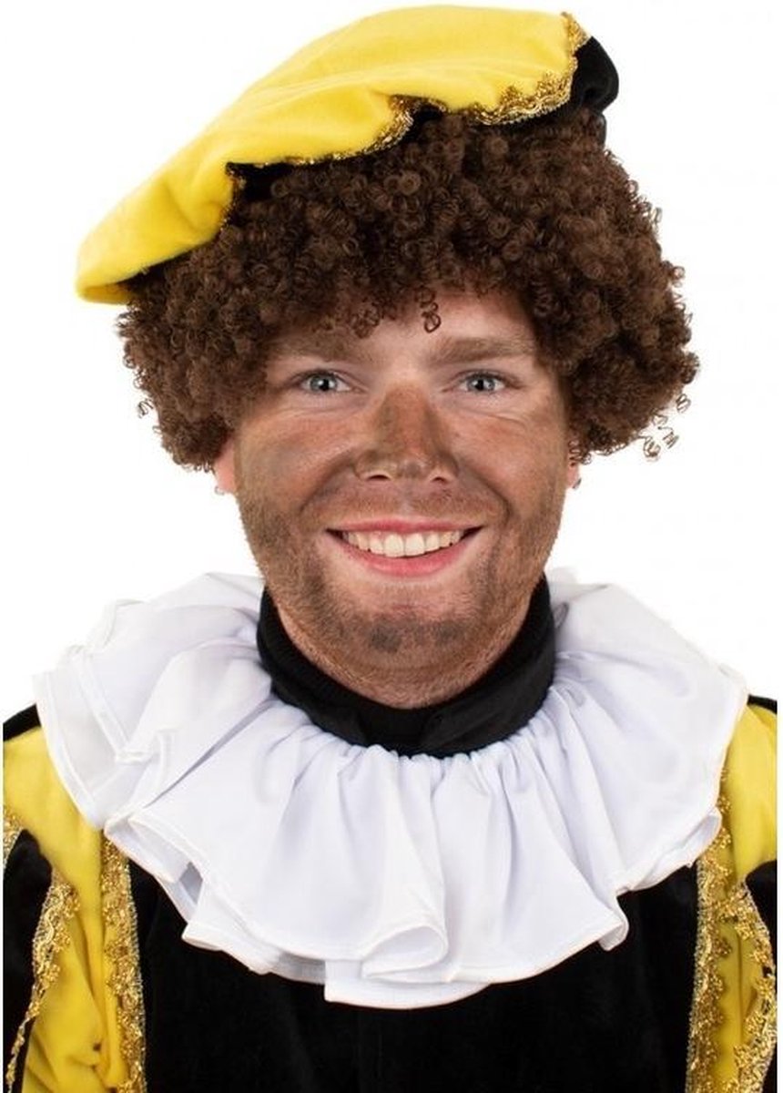Witte Pieten kraag Trevira wit - Piet verkleedkraag - Pietenpak ...