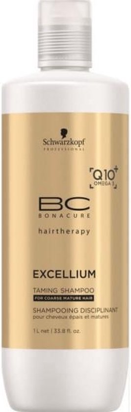 Schwarzkopf BC Excellium Taming Shampoo 1000ml | bol
