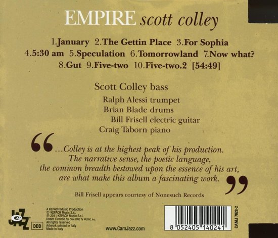 Empire, Scott Colley | Muziek | bol