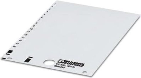 PHOE cod rijgklem US Thermomark, wit, codeerrichting hor en vert | bol.com