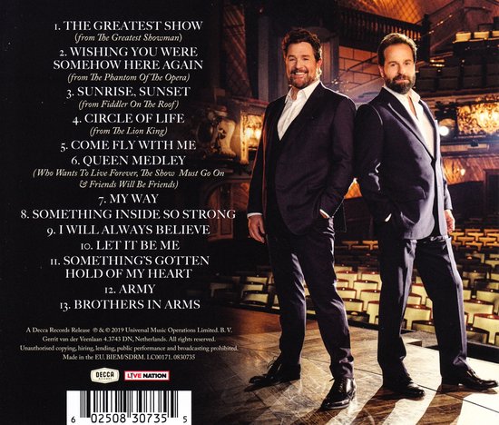 Michael Ball and Alfie Boe - Back Together (CD), Michael Ball and Alfie Boe | CD... | bol