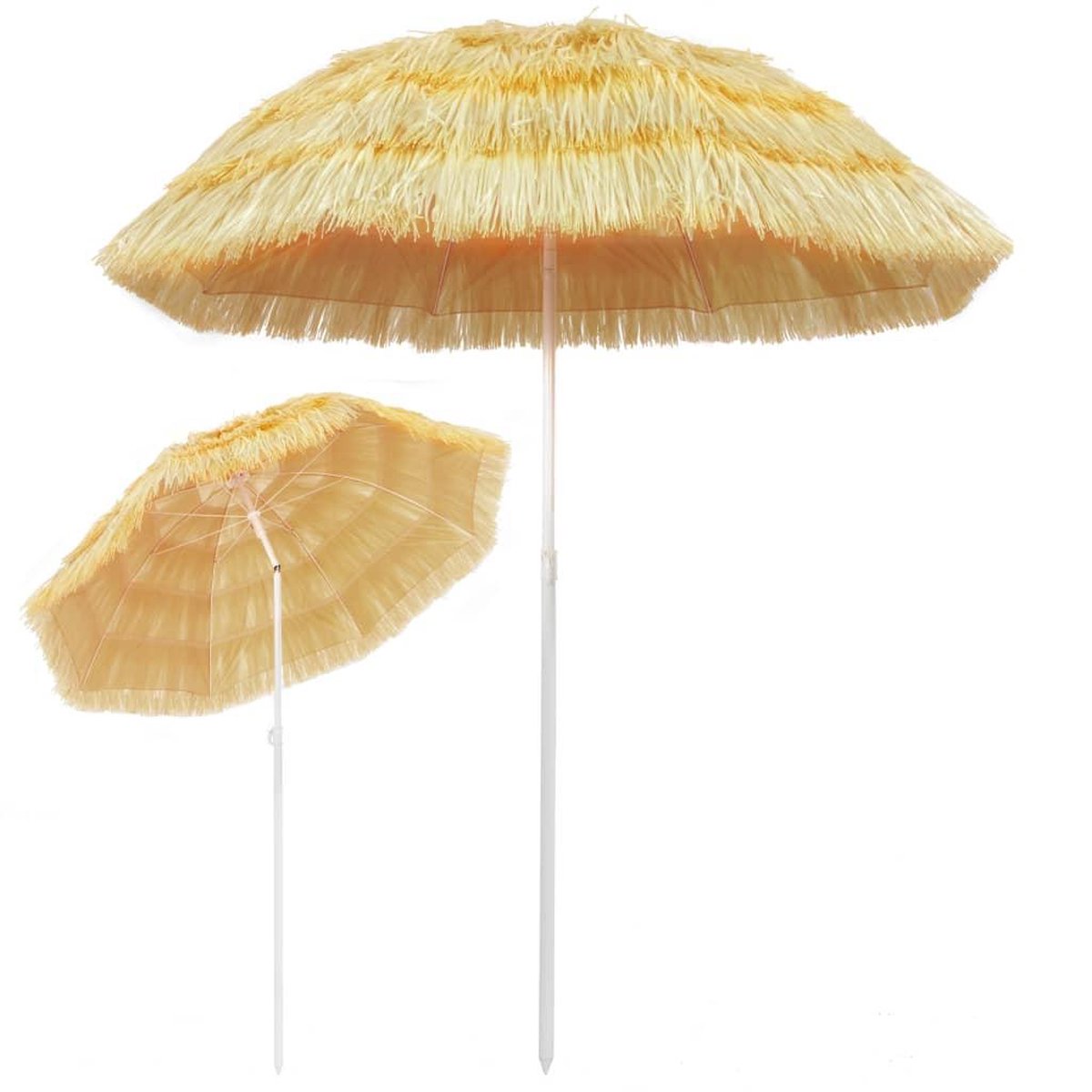 Strandparasol Hawaï stijl 180 cm naturel | bol.com