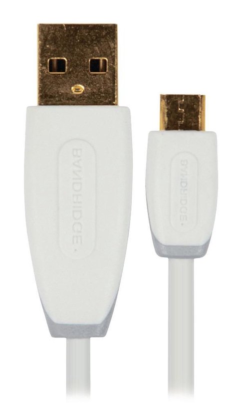 Bandridge USB naar USB Micro B kabel - USB2.0 - 2 meter | bol