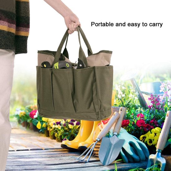 Durable Garden Tote Storage Bag for Gardening Tools Organization ...