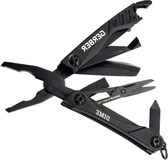 Dime Mini Multi Tool - Zwart - Handig voor onderweg | bol