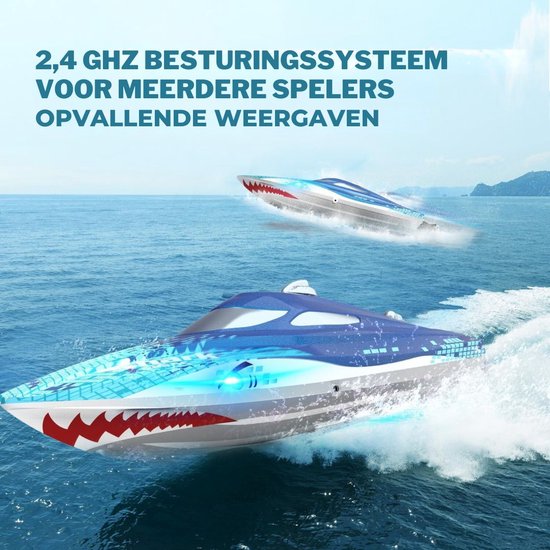 Bestuurbare Boot - Raceboot 20km/u - Groot Bereik - RC Boot | bol