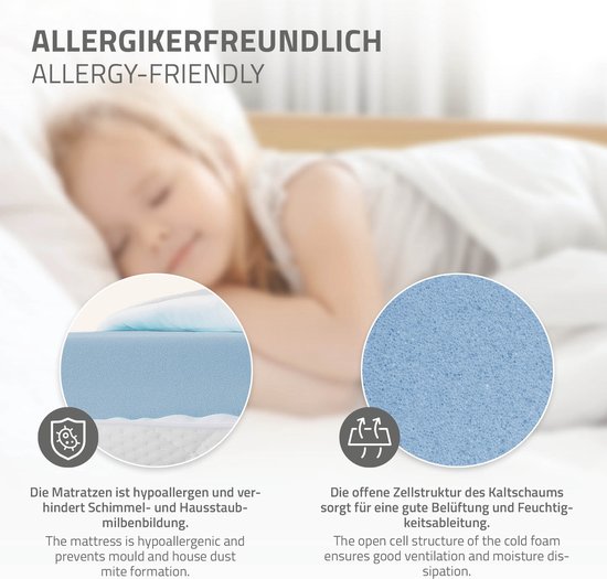 Kinderbed Tipi 90x200 cm van grenenhout incl. matras H-10cm ...