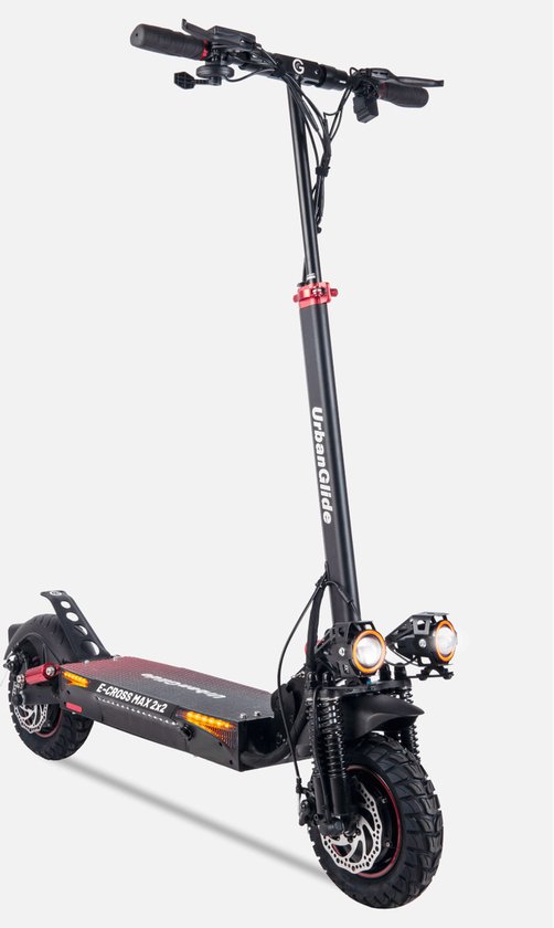 UrbanGlide E-CROSS MAX 2X2 step - 25 km/h - 120 kg - zwart | bol