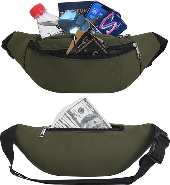 Waterdichte heuptas voor dames en heren, modieuze heuptas met ...