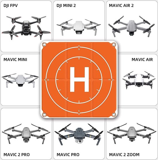 Waterdichte landingsmat 420 G - 50 cm/197 inch - Fast-Fold landing pad ...