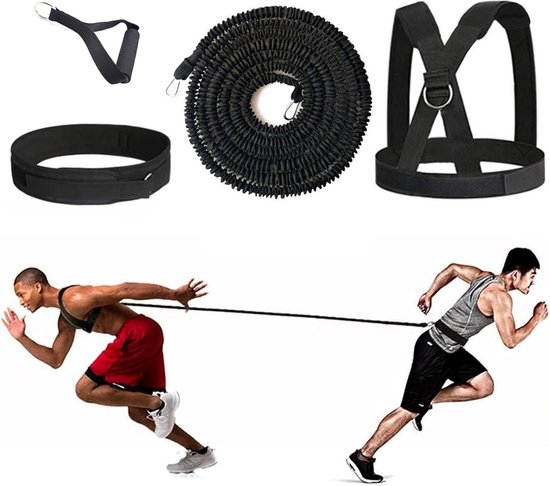 Bungee Resistance Cord Set - Solo Partner - Taekwondo Hockey Tennis ...