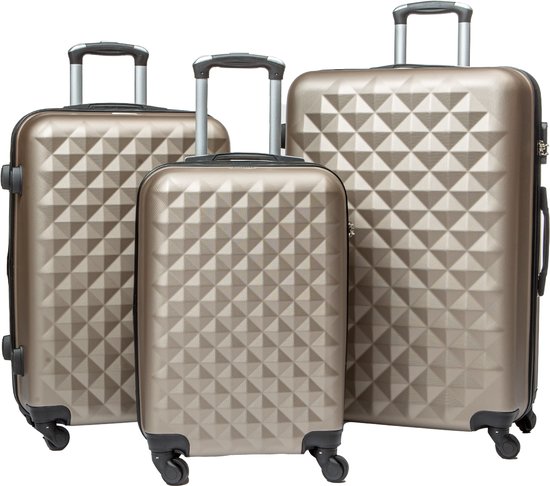 Instinct® Reiskoffers 3 in 1 Set – 18/20/24 Inch met Wielen, Inclusief ...