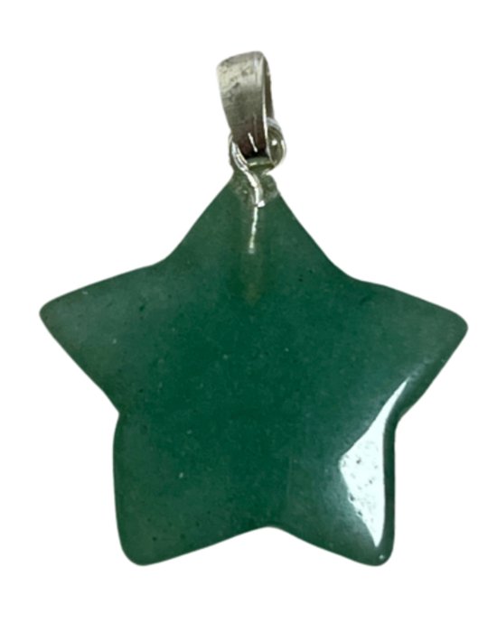 Aventurijn groen edelsteen sterhanger 20 mm | bol