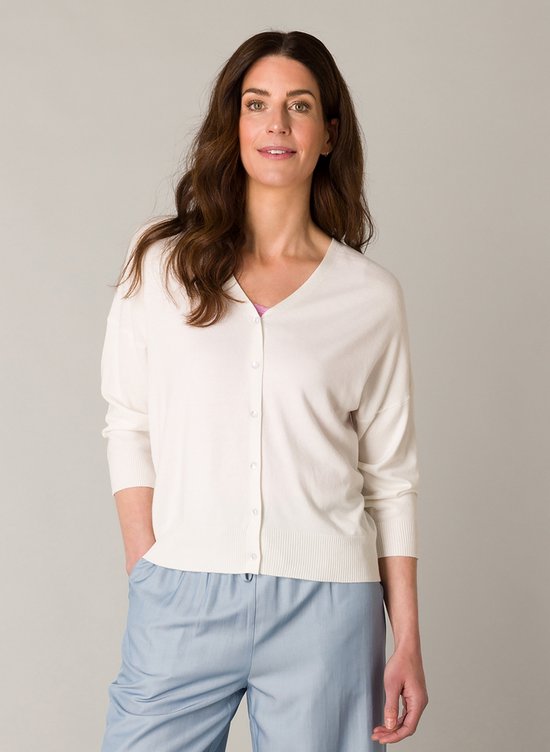 IVY BEAU Mercy Cardigans - White - maat 46 | bol