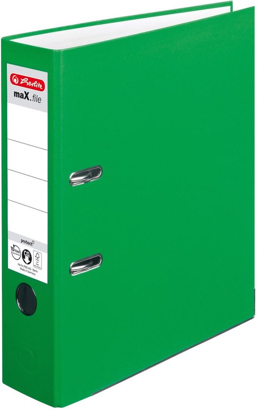 Herlitz ordner maX.file protect, A4, rugbreedte 50 en 80 mm | bol