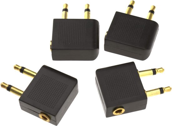 35 mm Luchtvaartmaatschappij Oortelefoon Koptelefoon Jack Adapters ...