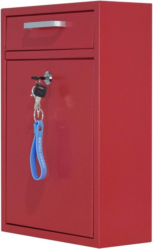 Muurbevestiging vergrendelbare brievenbus - Gegalvaniseerde stalen ...