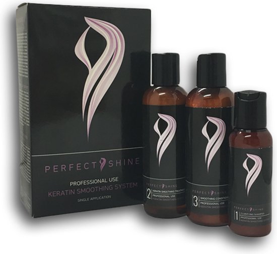 Perfect Shine Keratin Smoothing System Kit | bol