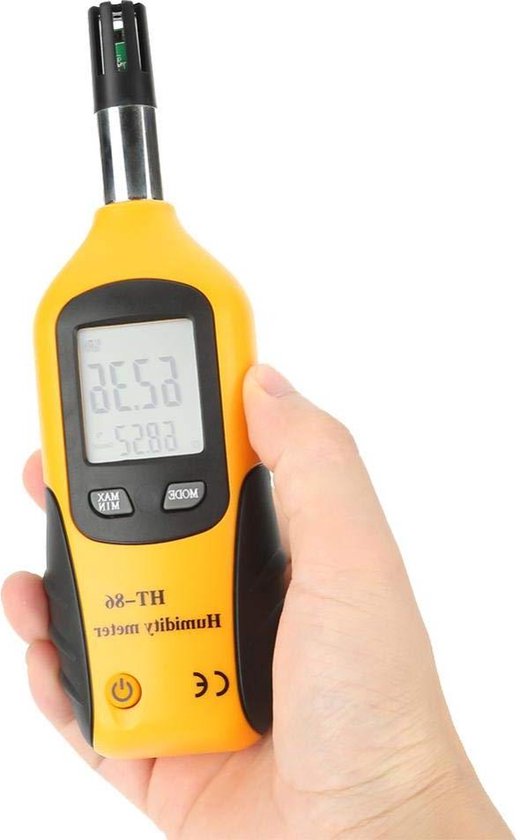 Digitale Thermo-Hygrometer - Luchttemperatuur en Vochtigheid Meter met ...