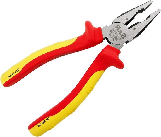 Universele tang 180 mm 1000V gemaakt van 60CrV-staal - HRC 58-65 ...