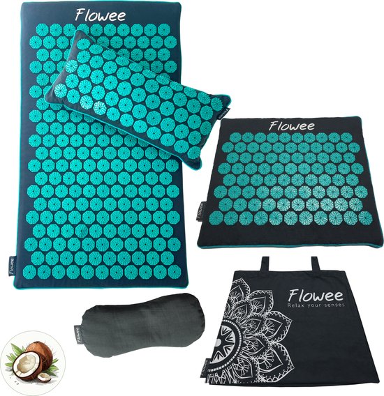 Flowee RELAXSET PRO - Spijkermat ECO, spijkerkussen, spijkermat klein ...