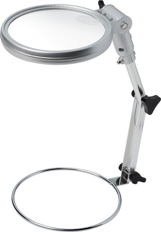 Bresser Vergrootglas - 2x - 4x - Met LED verlichting - Diameter 120 mm ...