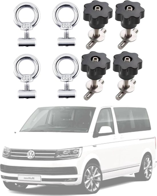 Load securing screws and rings for Multiflex Rails T5 T6 Multivan ...